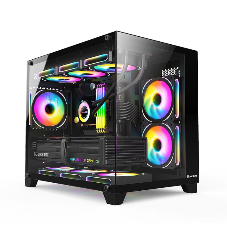 S960 StormX Full View PC Case - Huntkey
