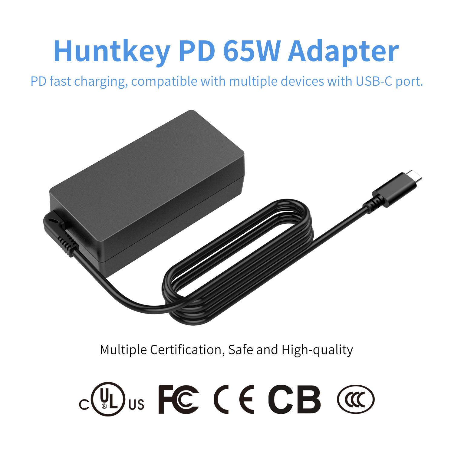 USB-C Laptop Adapter 65W - Huntkey